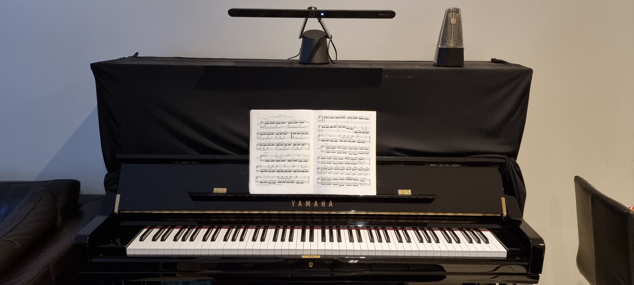 BenQ PianoLight: Piano lamp, dimmable, Adjustable Height and Colour ...