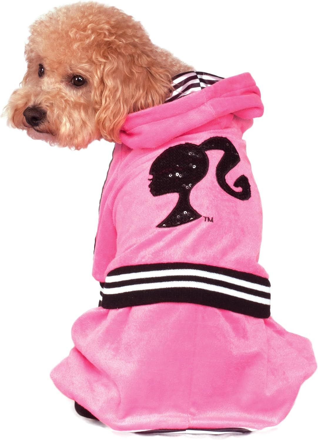 Amazon.com : Rubie's Barbie Girl Velour Jumpsuit Pet Costume, Large ...