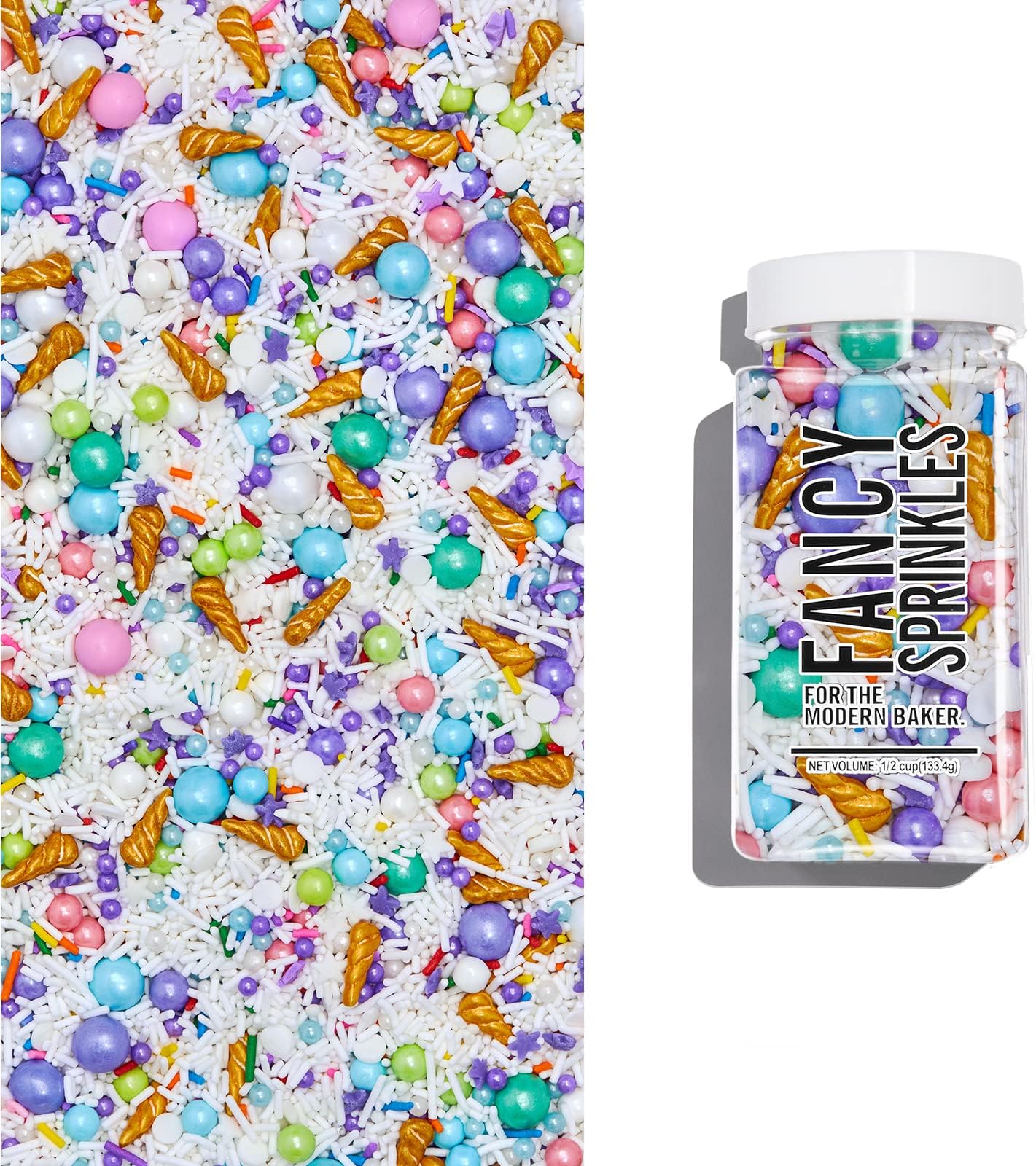 Amazon.com : Fancy Sprinkles Unicorn Barf Sprinkles, Real Sugar, For ...