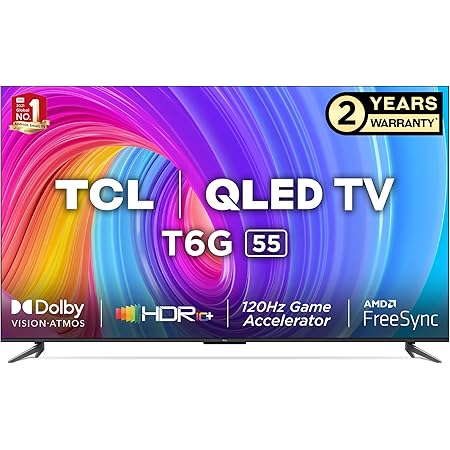 TCL 164 cm (65 inches) Bezel-Less Full Screen Series Ultra HD 4K Smart ...