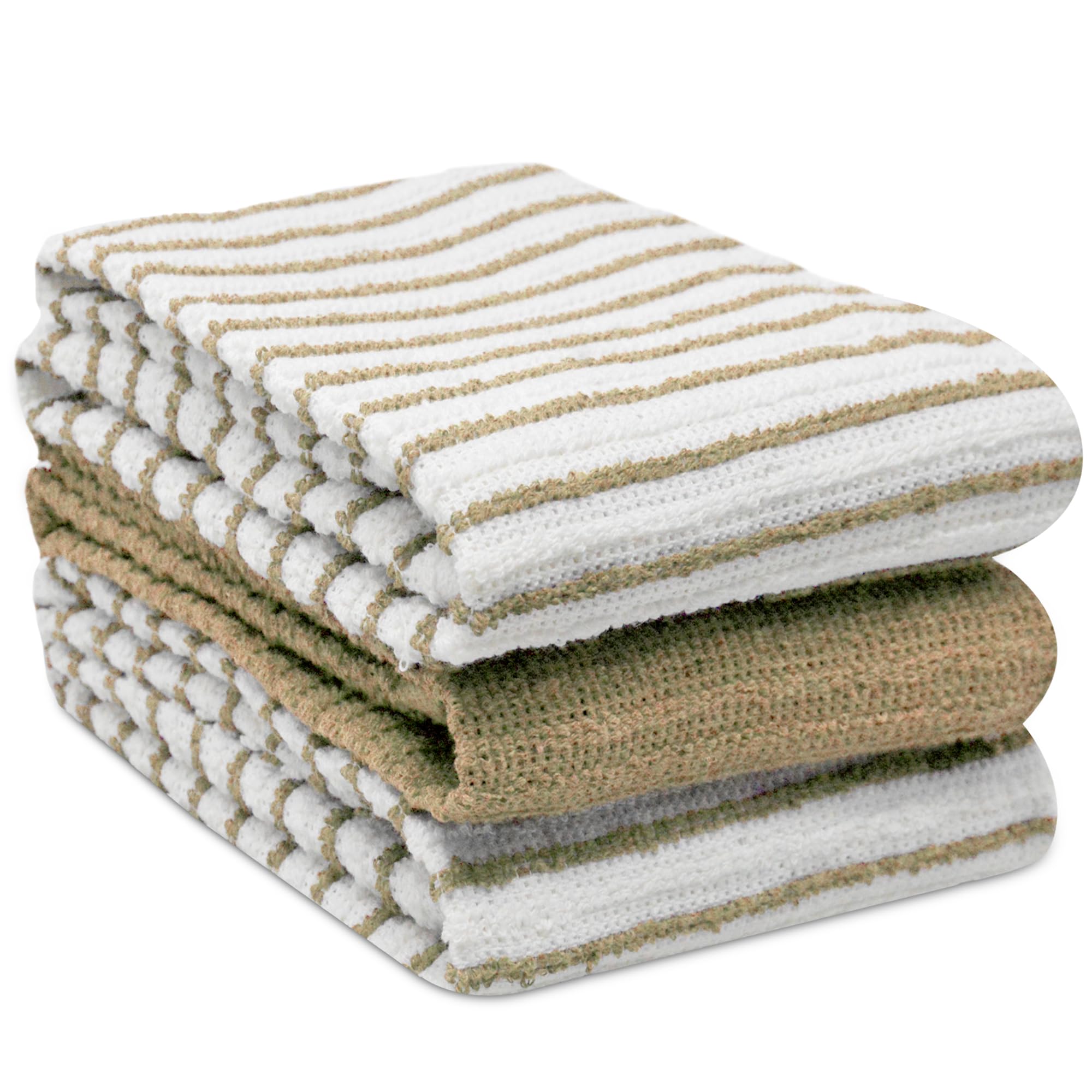 Towelogy Kitchen Tea Towels Set Of 3 Cotton - 40 x 60 cm Super Soft ...