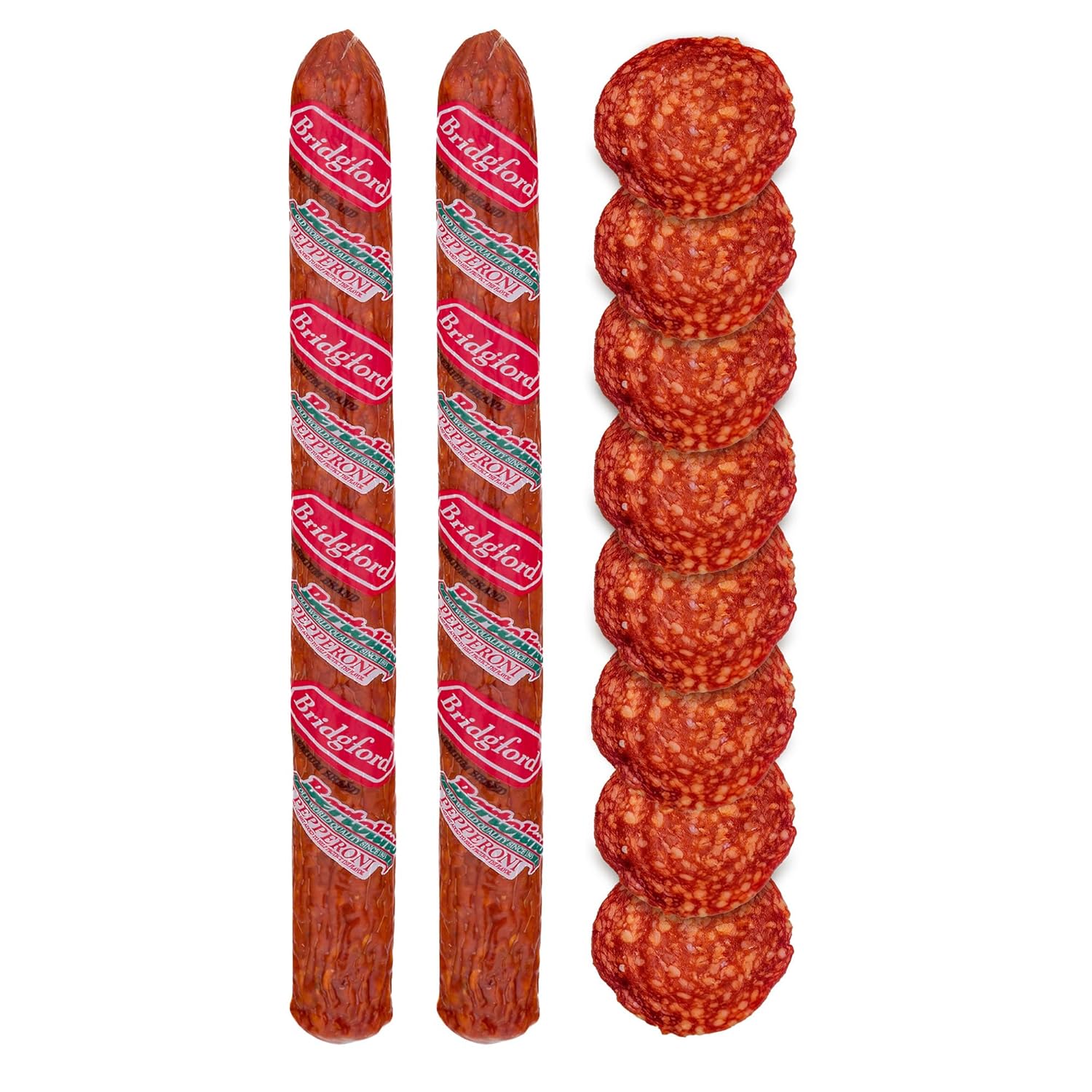 Amazon.com: Bridgford Old World Pepperoni Stick 16 oz Pack of 2 ...