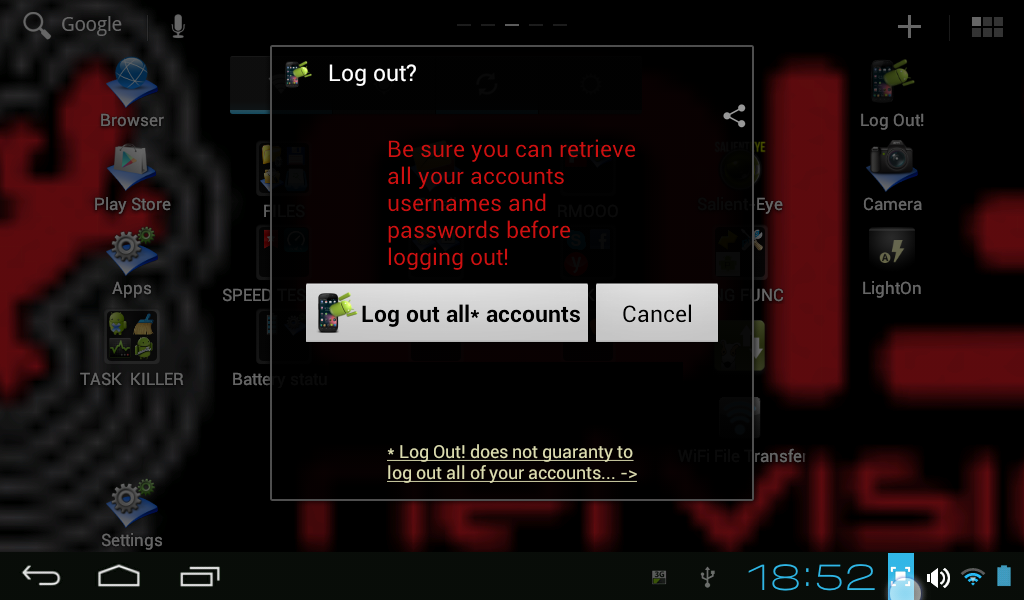 Log Out! - App on Amazon Appstore
