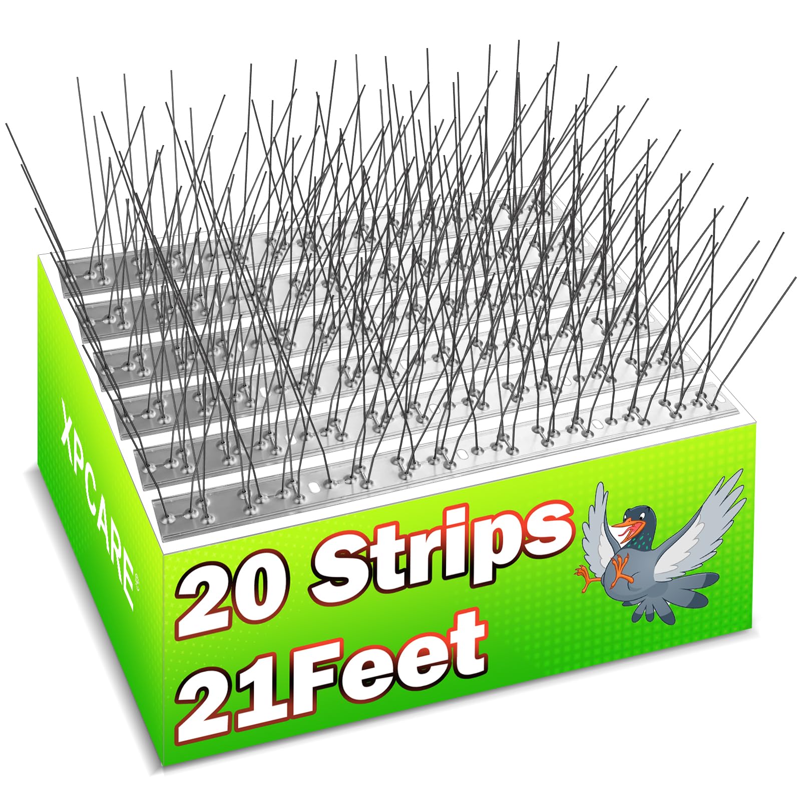 Amazon.com : XPCARE 21 Feet Bird Spikes, Stainless Steel Bird Spikes ...