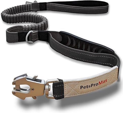 Amazon.com : PetsProMax Tactical Dog Leash – Heavy-Duty Bungee Leash ...
