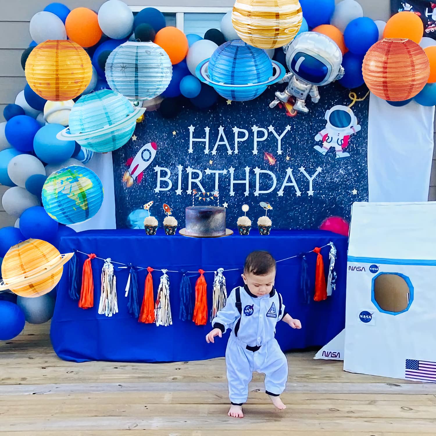 Snapklik.com : 8 PCS Planet Paper Lanterns Solar System Planets Lantern ...