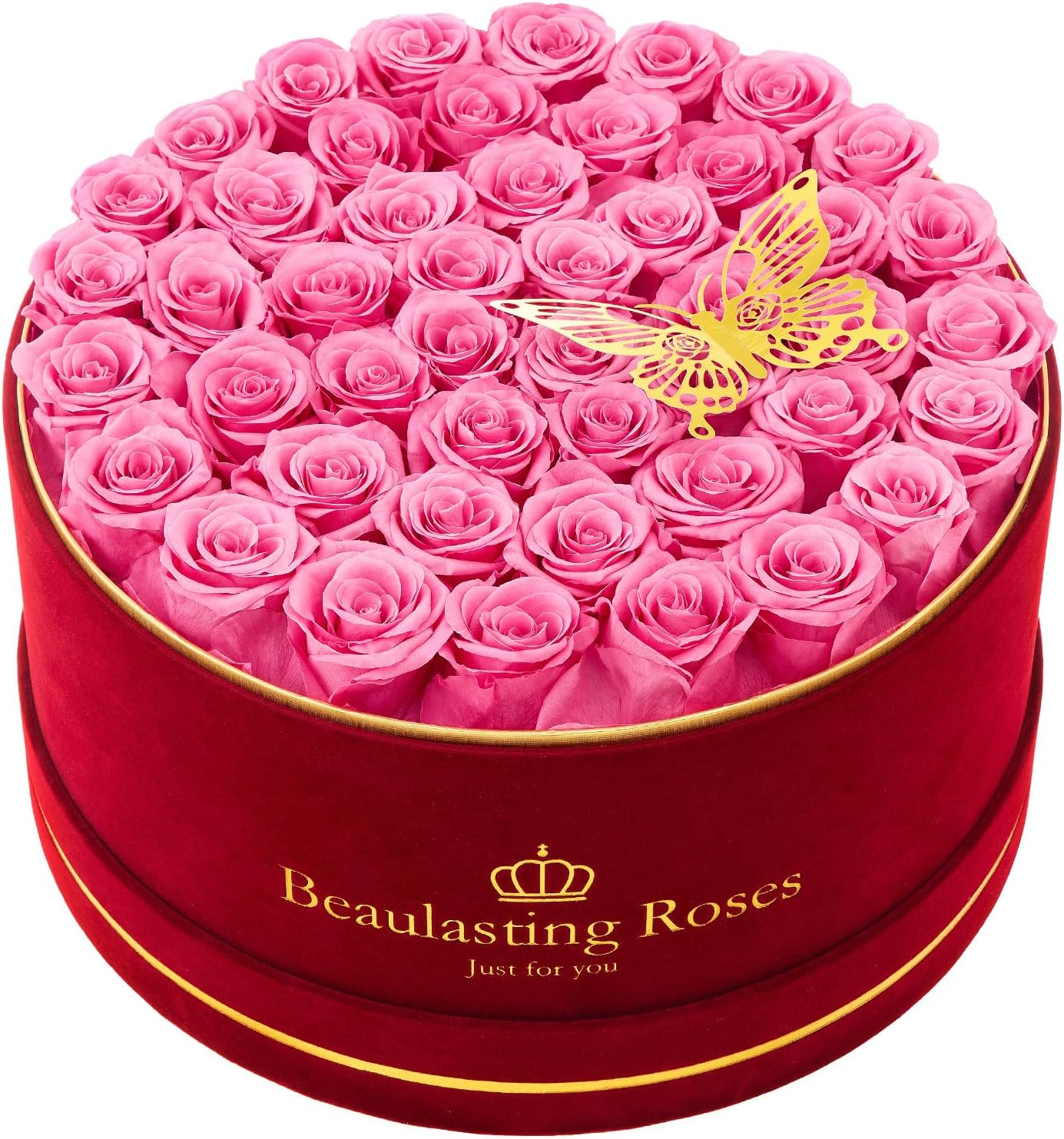 Amazon.com: Perfectione Roses Forever Real Roses in a Box, Preserved ...