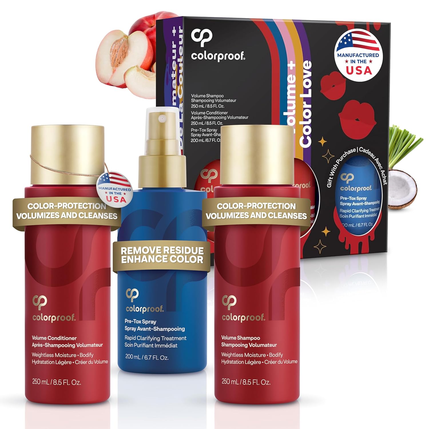 Amazon.com: Colorproof Volume Gift Set - Volume Shampoo (8.5 Fl. Oz ...