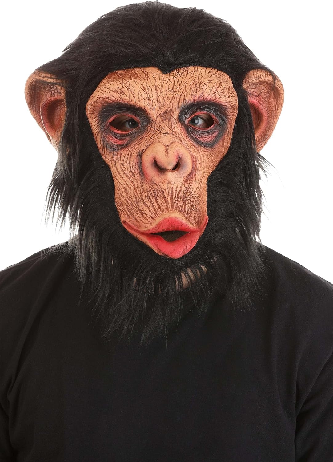 Amazon.com: Fun Costumes Adult Realistic Chimpanzee Costume Mask ...