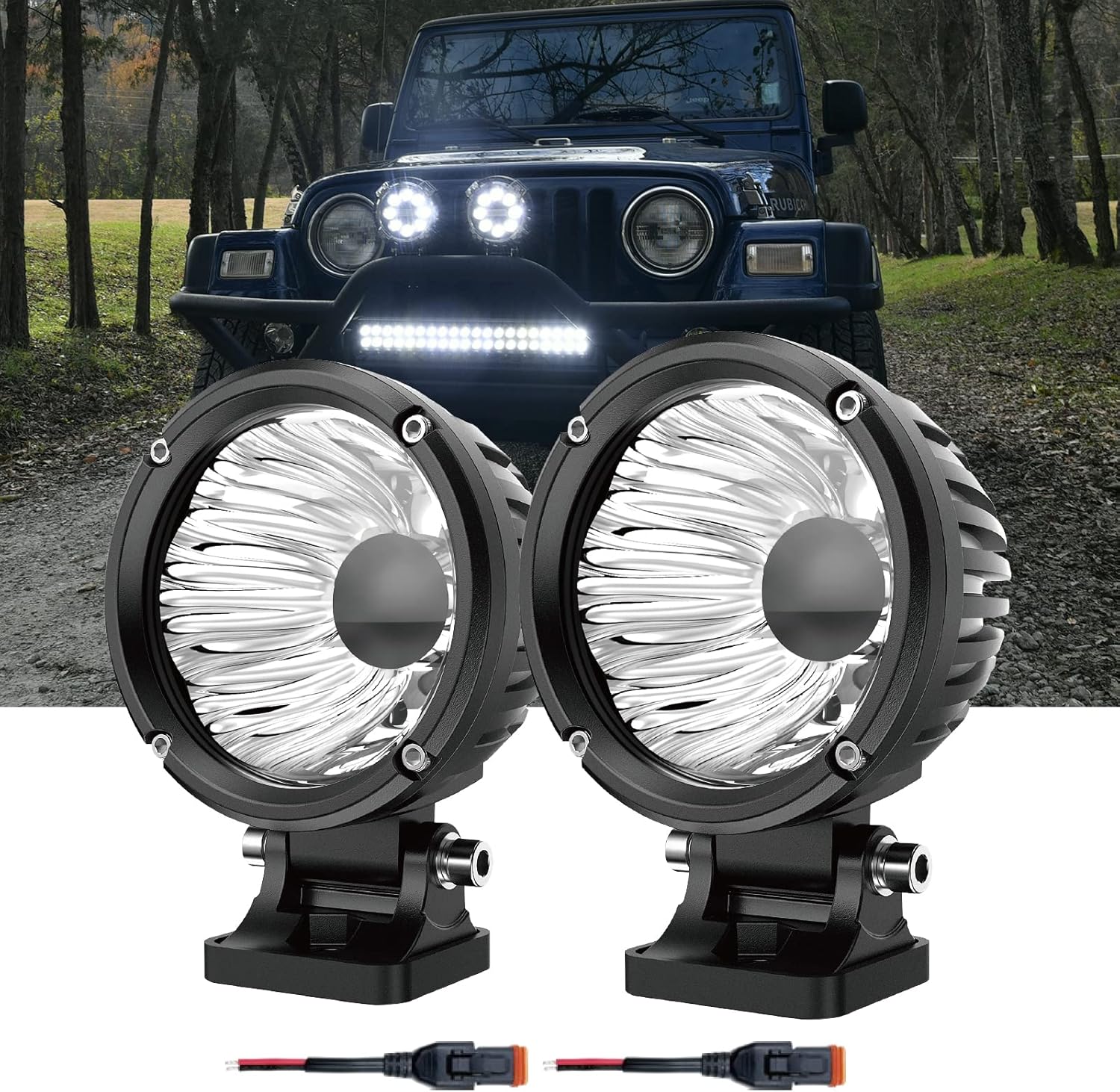 Amazon.com: EVERGEAR LED Light Bar, LED Lights for Car Flush Mount LED ...
