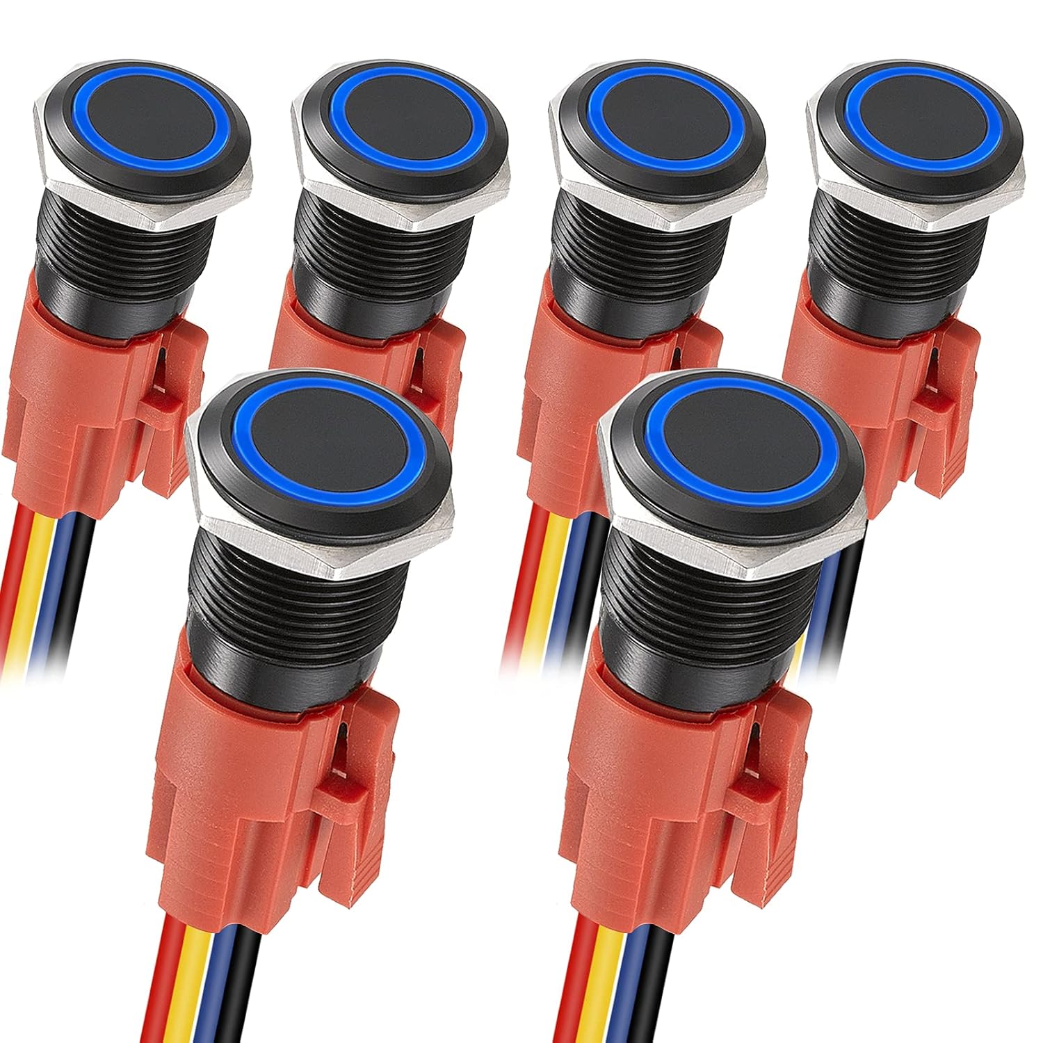 APIELE 16mm Stainless Steel LED Push Button Switch Philippines | Ubuy