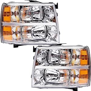 Amazon.com: WEIZE Headlights Assembly Compatible with 2007 2008 2009 ...