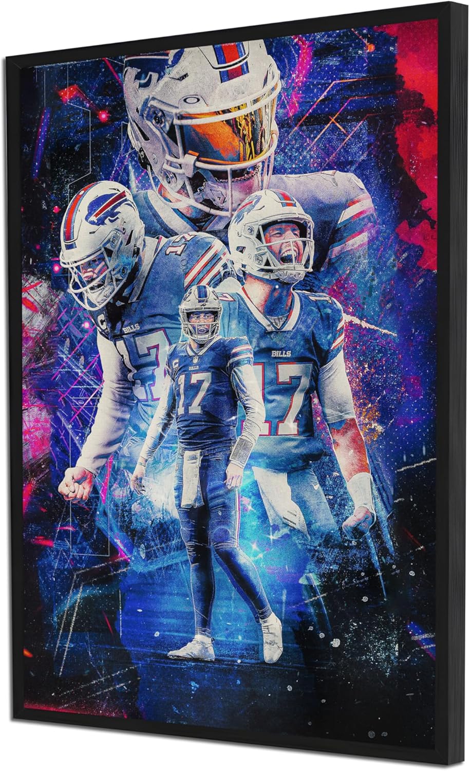 Amazon.com: Josh Allen Poster Josh Allen Canvas Posters Bedroom Decor ...