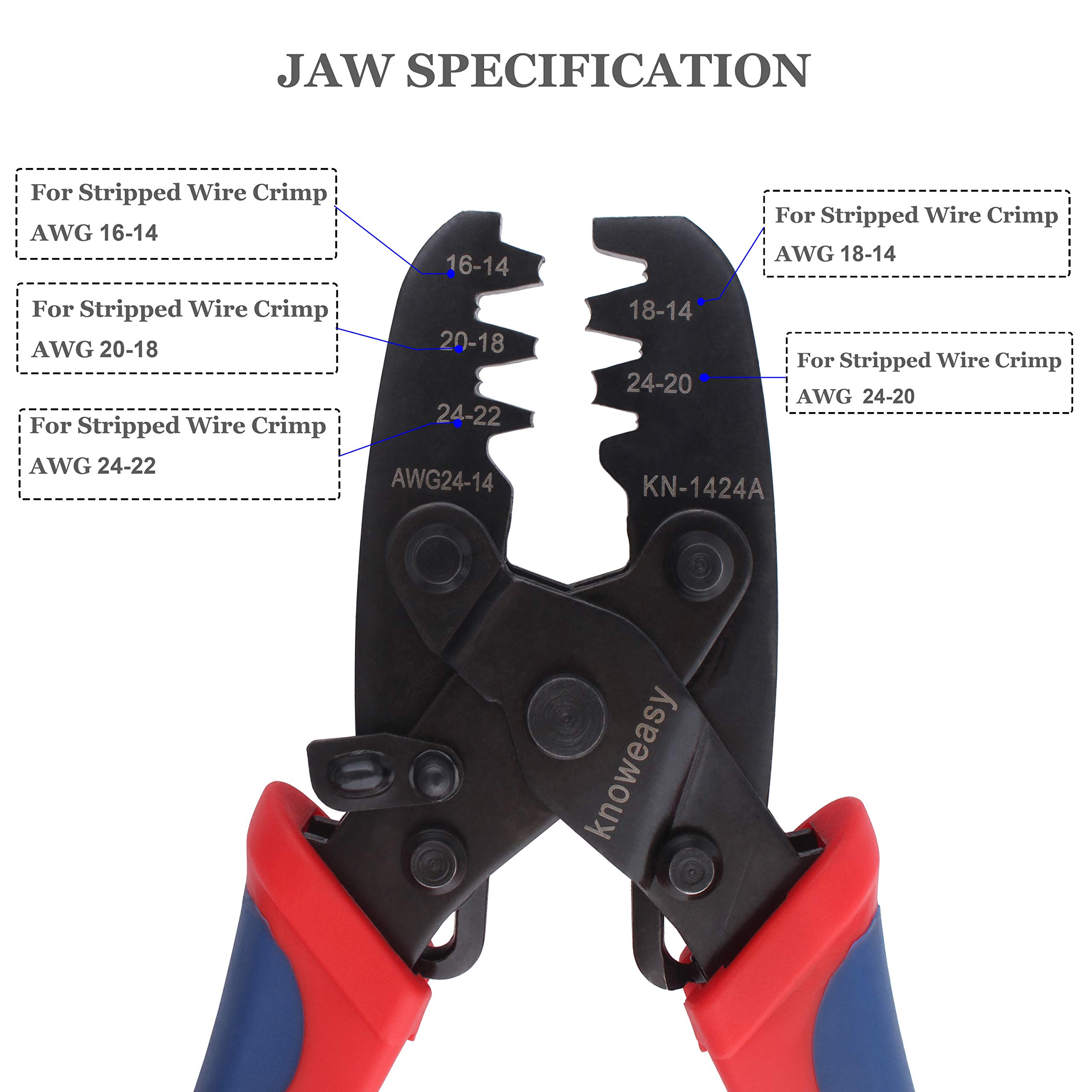 Molex Crimping Tool,knoweasy Open Barrel Terminal Crimping Tool for ...