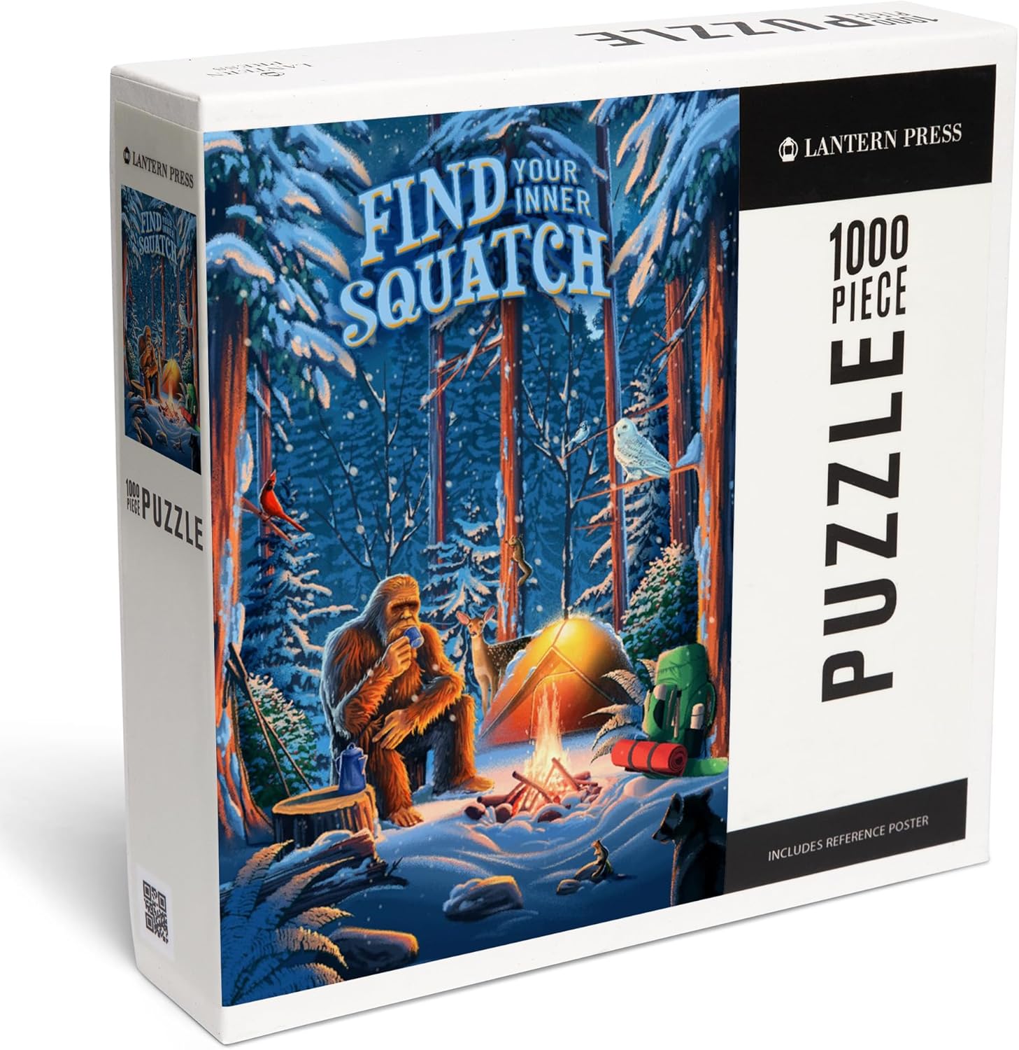 Amazon.com: Lantern Press Find Your Inner Squatch, Camping Bigfoot ...