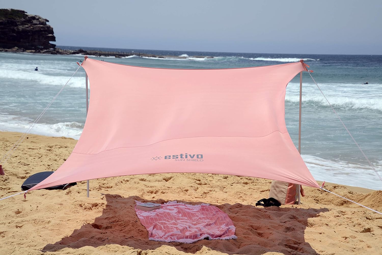Estivo Sun Shield Beach Shade, Beach shelter, Beach Tent, Sun Shade ...