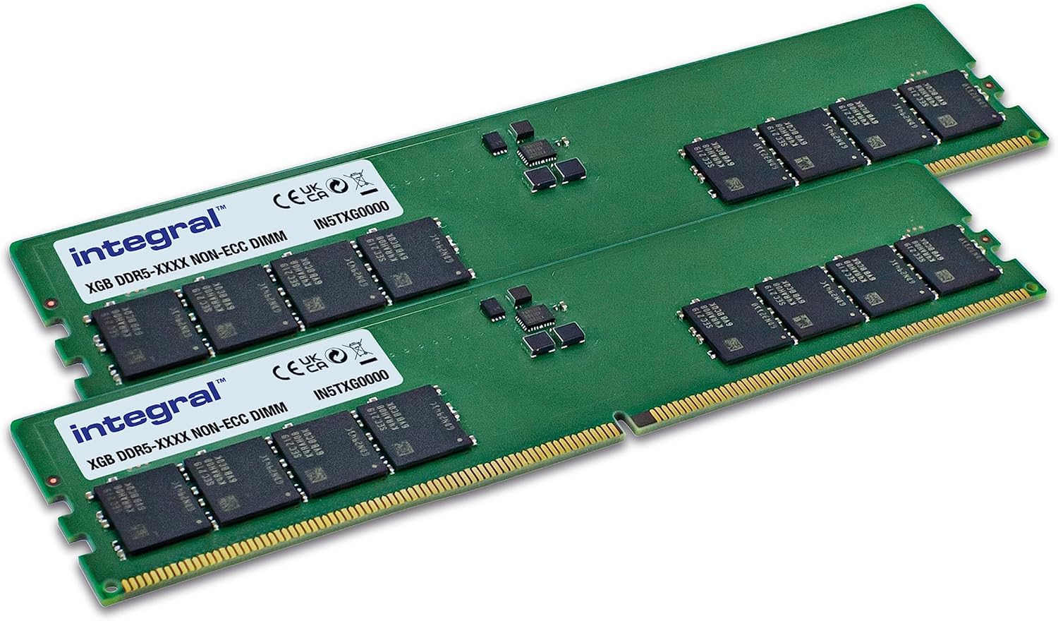 Integral 32GB Kit (2x 16GB) DDR5 RAM 5600MHz DIMM PC Desktop Computer ...