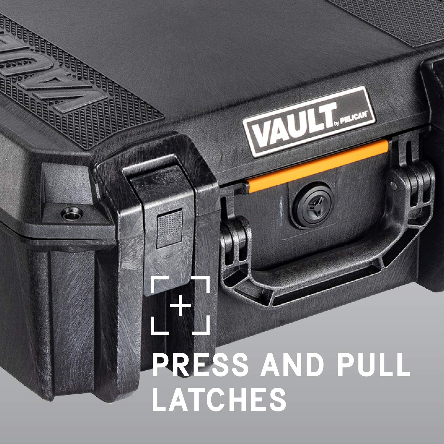Vault by Pelican - V300 Multi-Purpose Hard Case with Foam(Black)