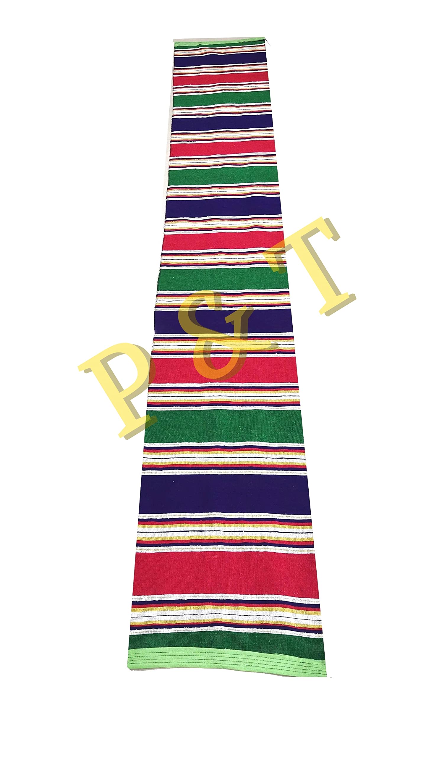 Buy P&T Beautiful Satranji Dari Patti (Size 1.5 x 10 FT) Solapuri ...