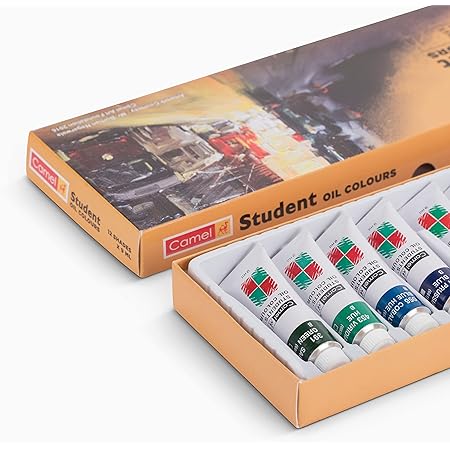 Camel Artist's Oil Color Box - 9ml tubes, 12 Shades : Amazon.in: Home ...