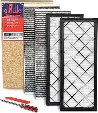 Amazon.co.jp: OIFILLIO キャビンエアフィルター HEPA エアインテークフィルター モデルY 2020、2021 ...