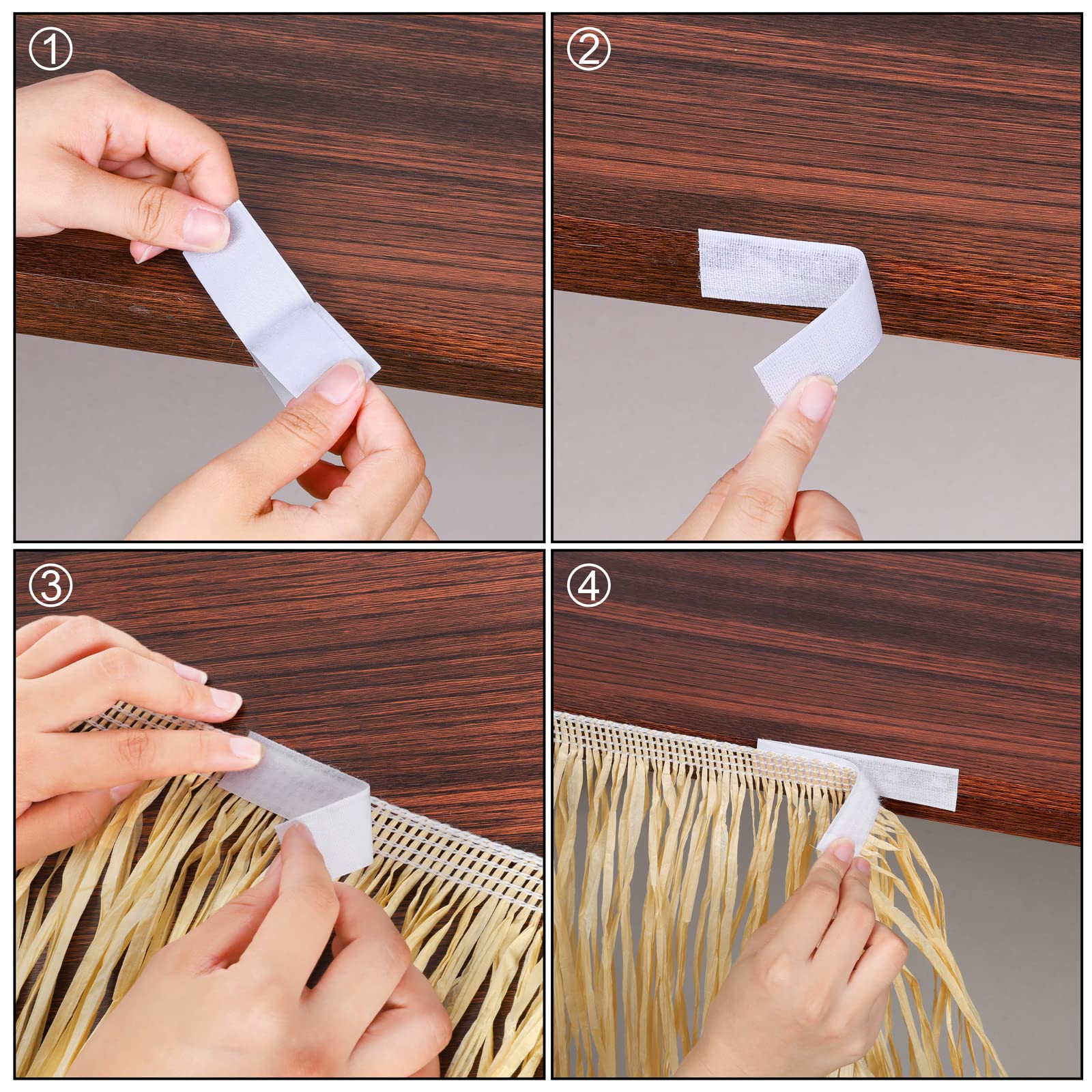 Snapklik.com : 1 Pack Luau Grass Table Skirt Paper Fringe Straw Grass ...