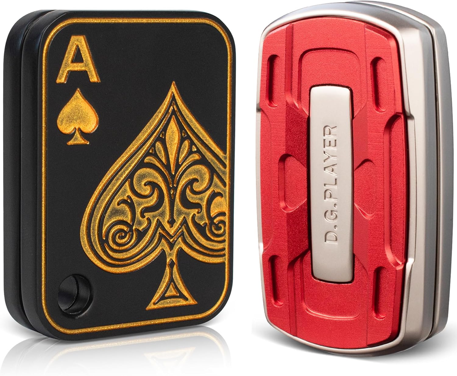 Amazon.com: Poker Fidget Slider + 360° Fidget Toys Adults, EDC Metal ...