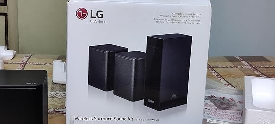 LG Electronics SPK8-S 2.0 Channel Sound Bar Wireless Rear Speaker Kit ...