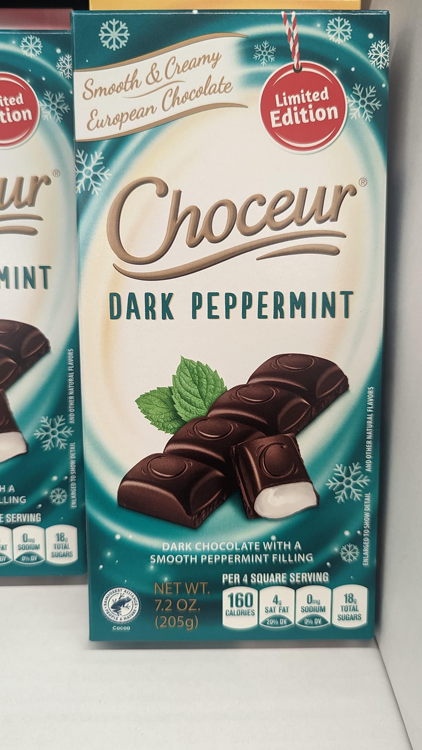 Amazon.com: Choceur Dark Peppermint Smooth & Creamy European Chocolate ...