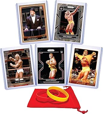 Amazon.com: Hulk Hogan (5) Assorted Wrestling Cards Gift Pack ...