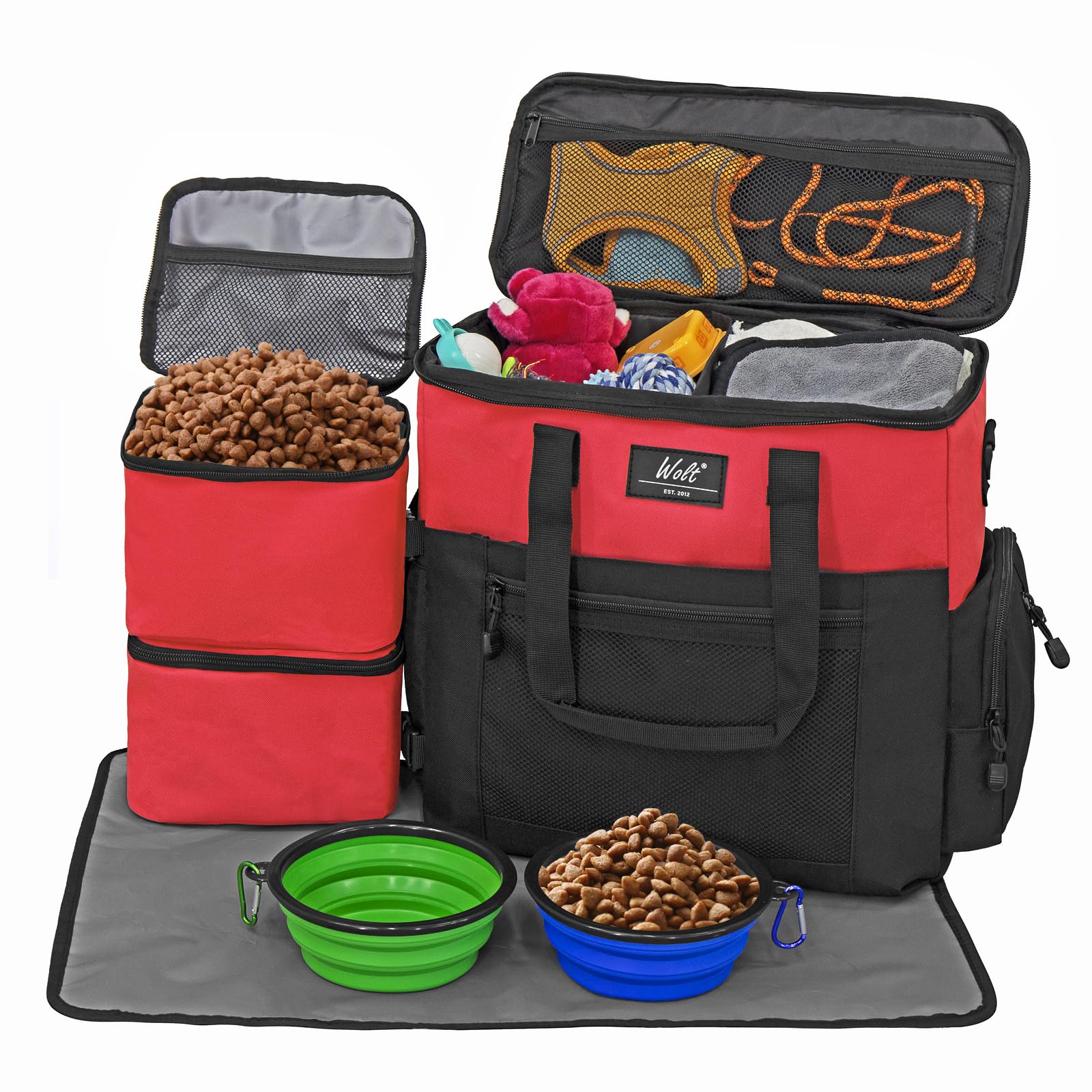 Pet Supplies : WOLT | Pet Travel Bag Kit for Dog Carrier & Travel ...