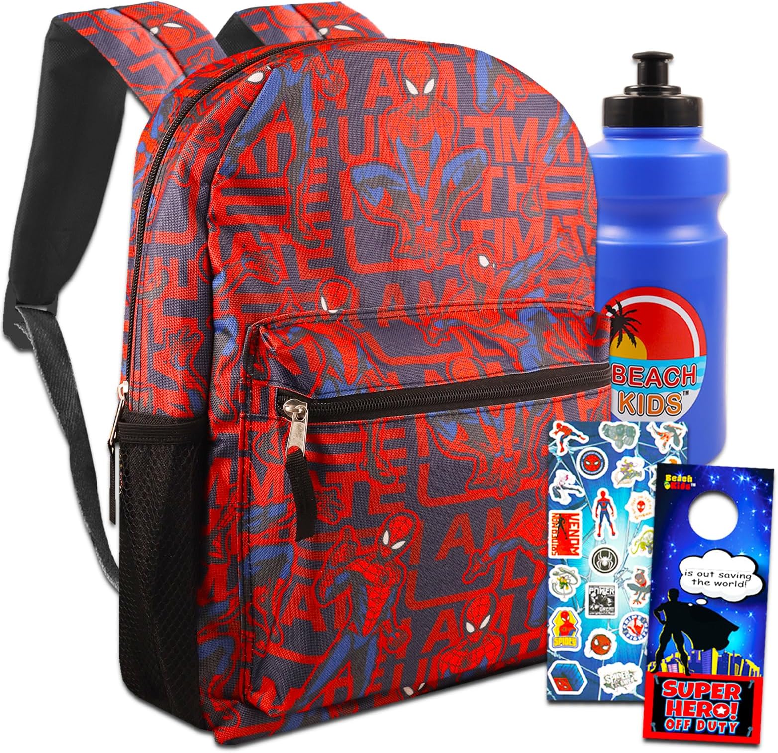 Amazon.com | Spider-Man Marvel Backpack & Lunchbox for Boys - Bundle ...