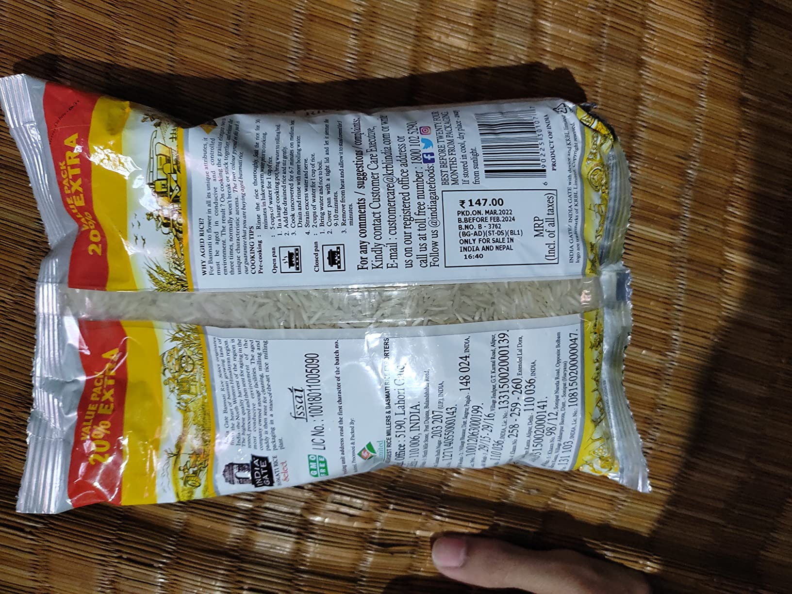 India Gate Select, 1kg with Free 200g : Amazon.in: Grocery & Gourmet Foods