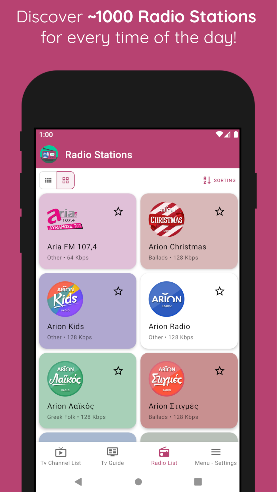 Greek Live TV & Radio with TV Channels Program Guide - App on Amazon Appstore