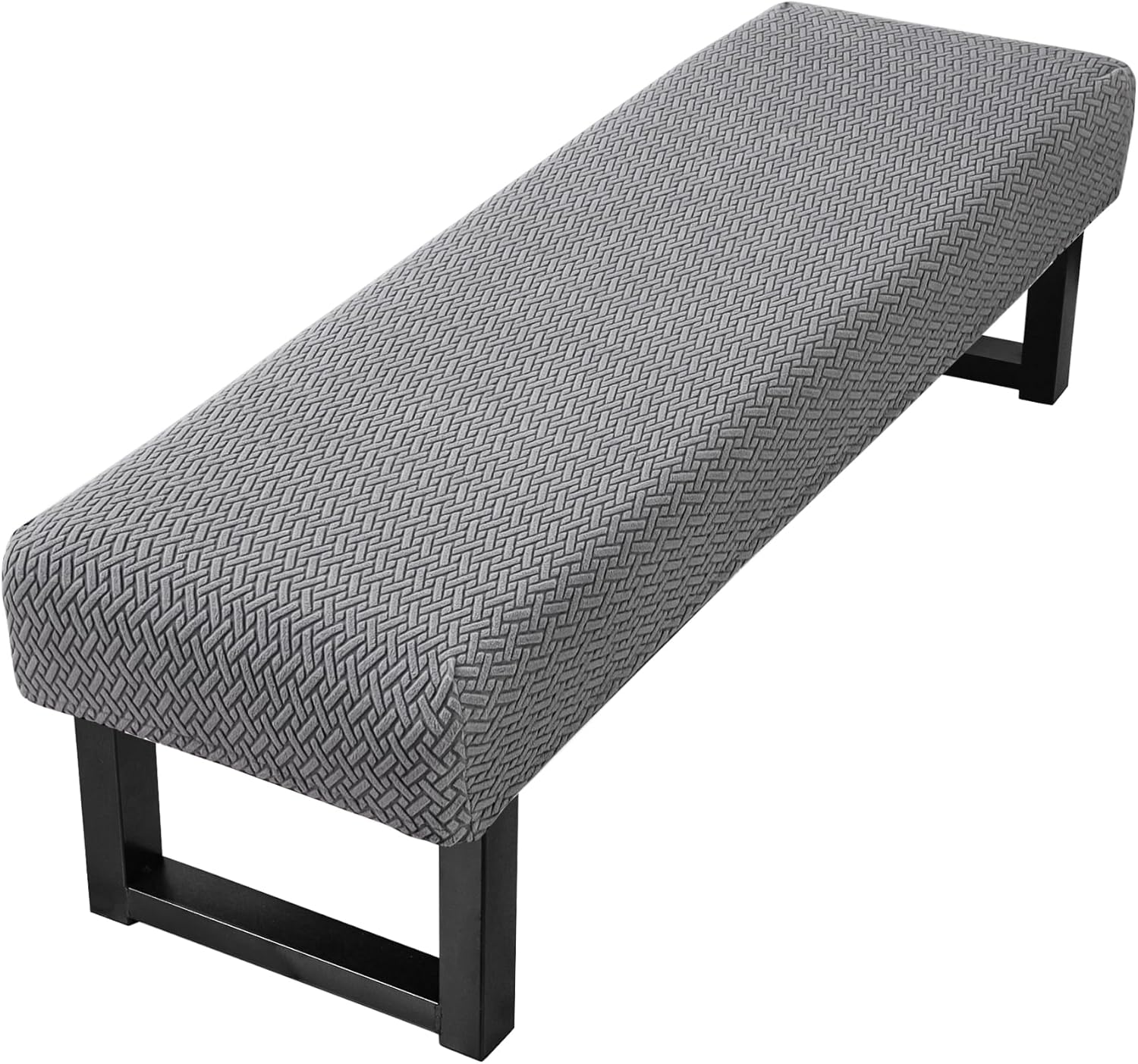 Zooody Bench Cover Stretch Jacquard Bench Covers for Dining Room Anti ...