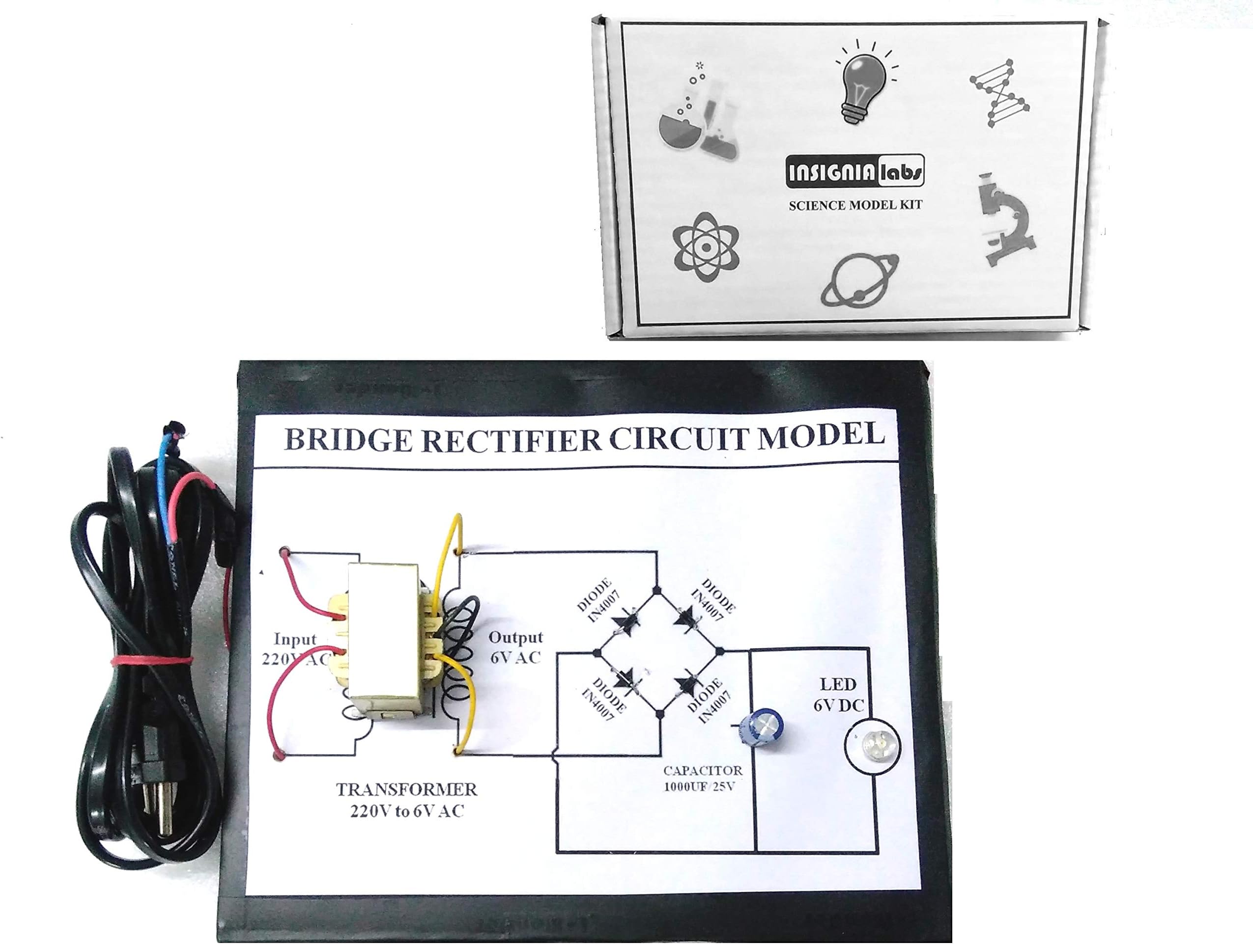 Buy INSIGNIA LABS - AC Bridge Rectifier Circuit Control Science Model ...
