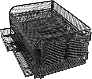 Amazon.com: CDQL Mesh File Holder, Foldable Metal Mesh File Organizer ...