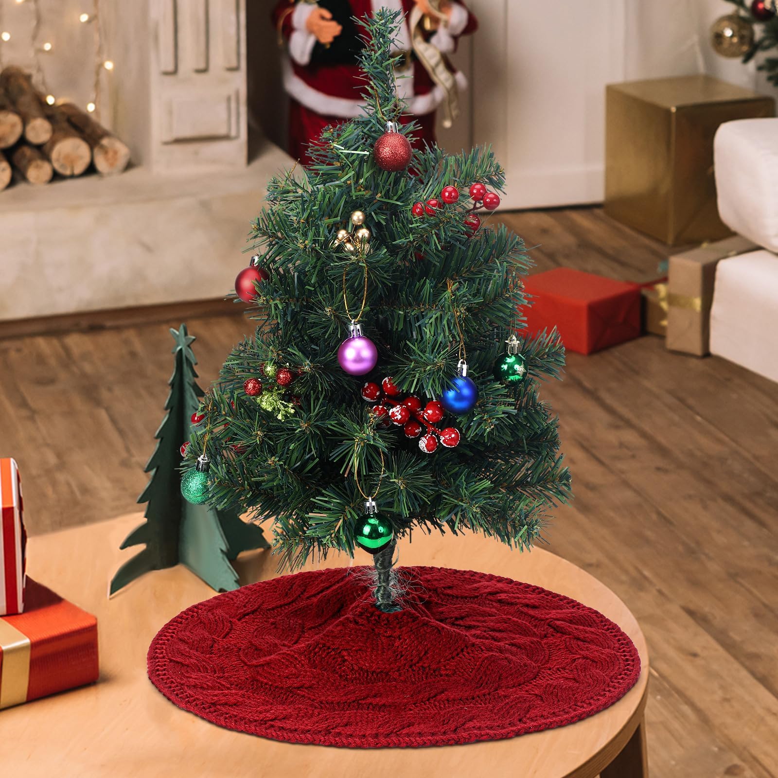 Amazon.com: Primitives by Kathy Vintage Tree Skirt, 12" : Home & Kitchen