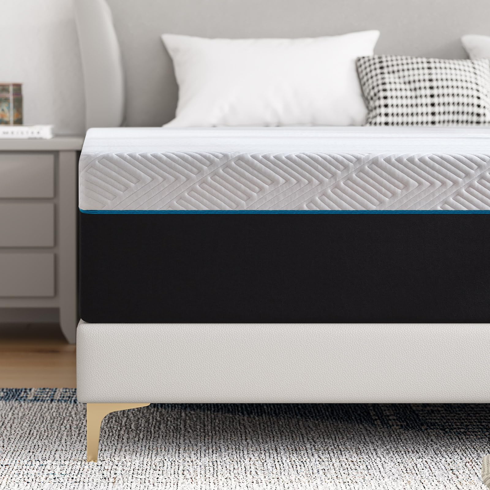 Queen Size Mattress,Twolike 5 Inch Queen Mattress in a Box, Medium ...