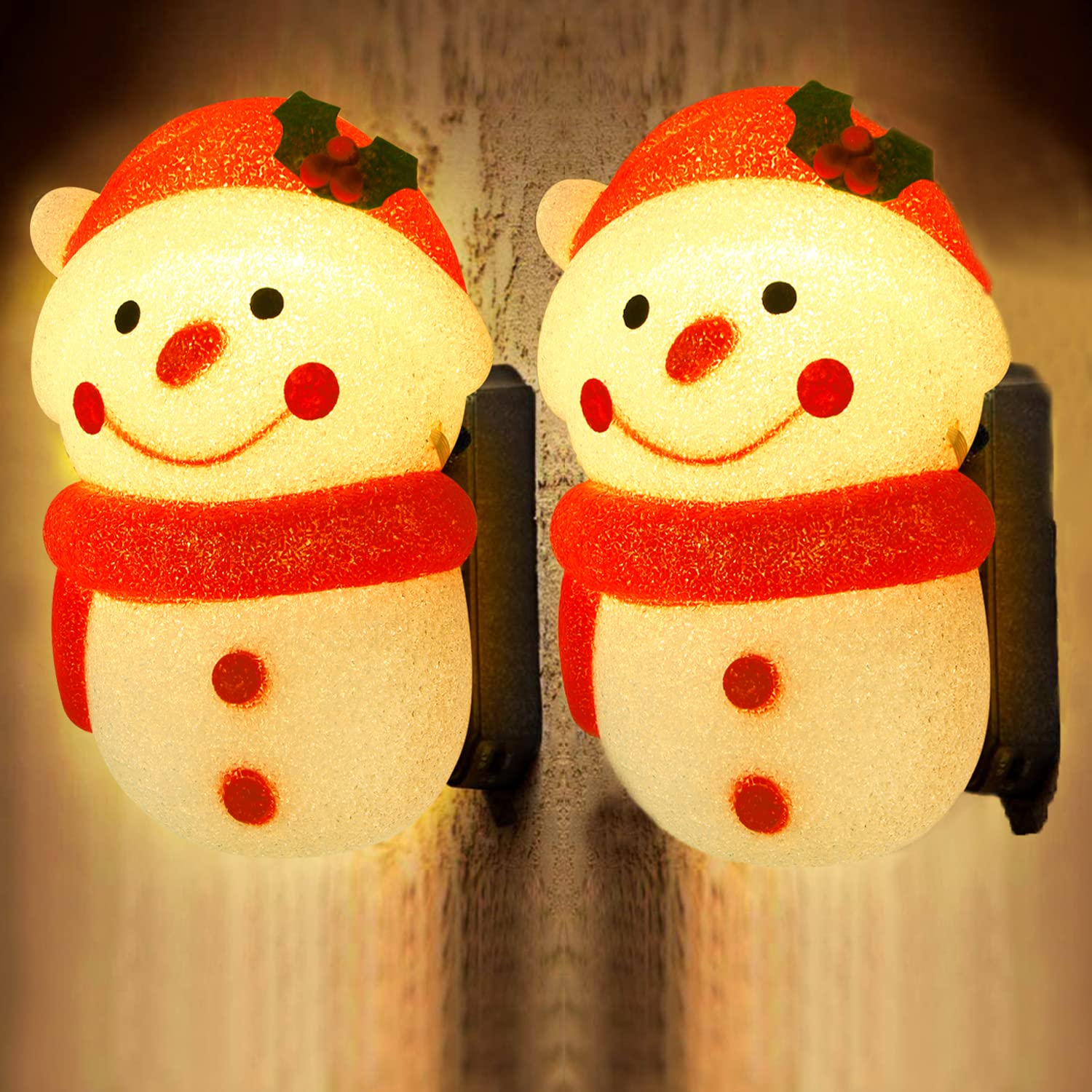 Amazon.com: DIYASY Snowman Porch Light Cover, 2 Pack Christmas Light ...