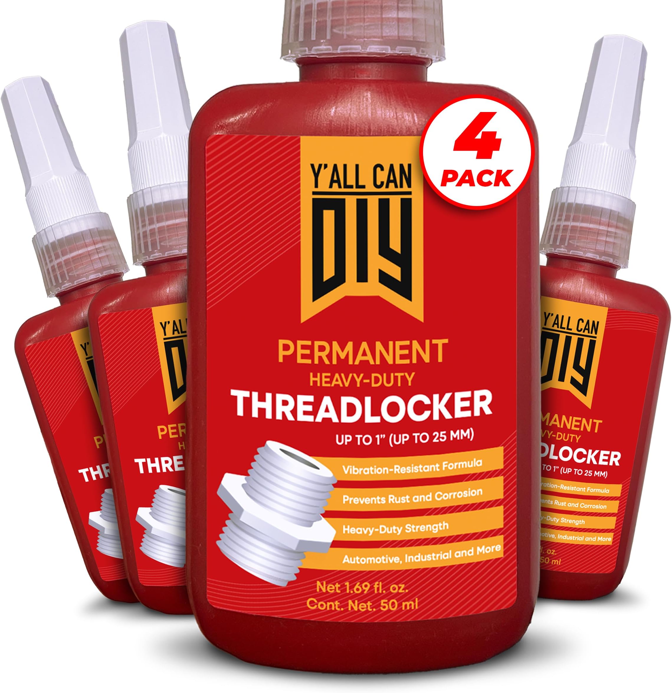 Amazon.com: Permatex 27140-6PK High Strength Threadlocker Red, 36 ml ...