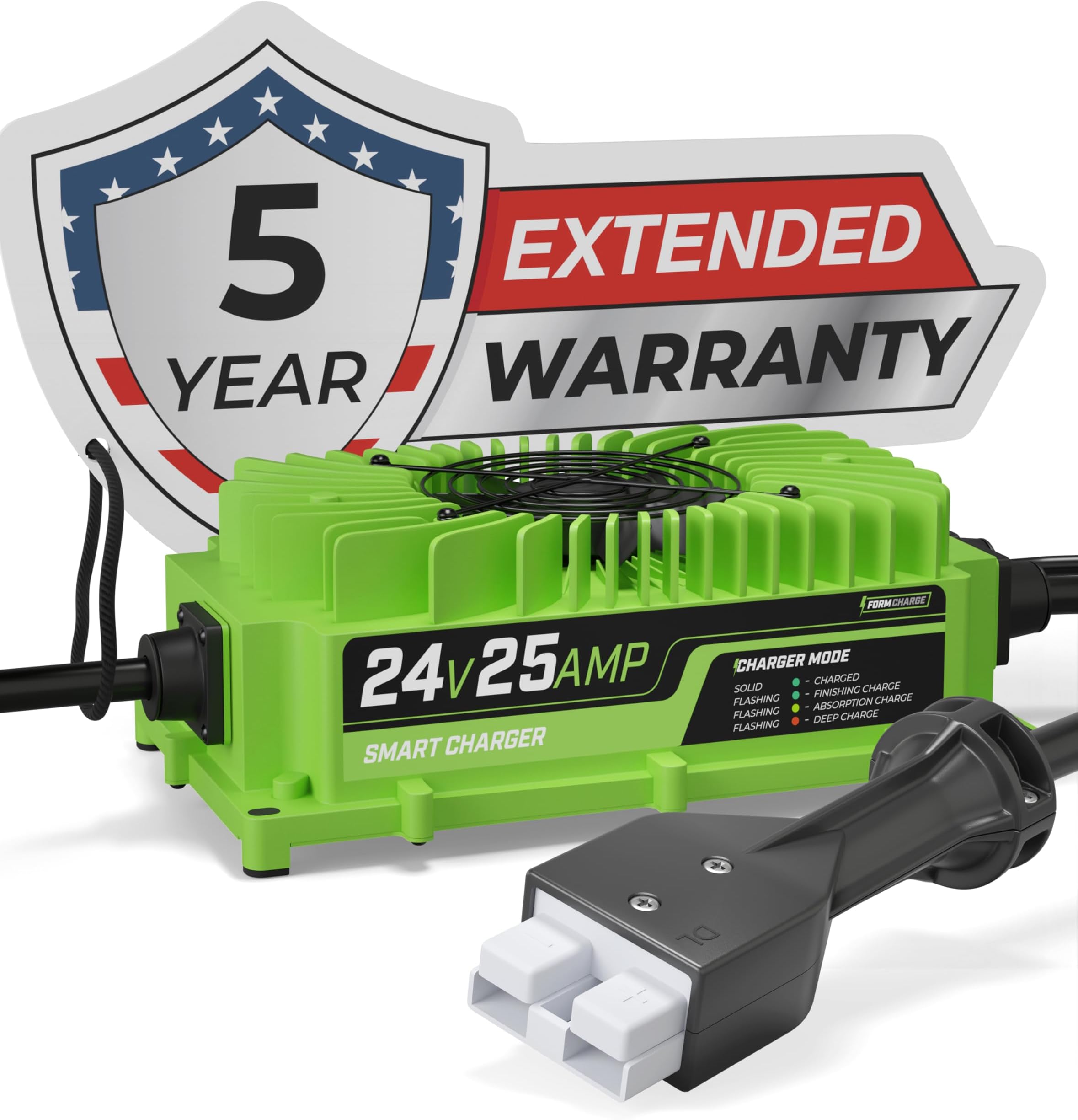 Amazon.com: FORM 24 Volt Battery Charger for Forklift, Electric Pallet ...