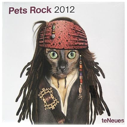 Amazon.com: Pets Rock 2012 Calendar (English, German, French, Italian ...