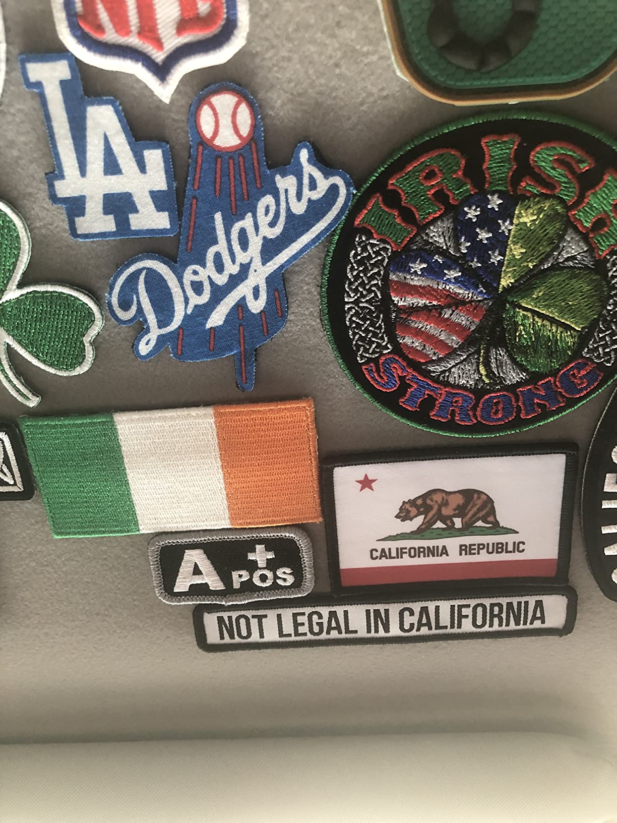 Amazon.com: Republic of Ireland Flag Embroidered Irish National Emblem ...