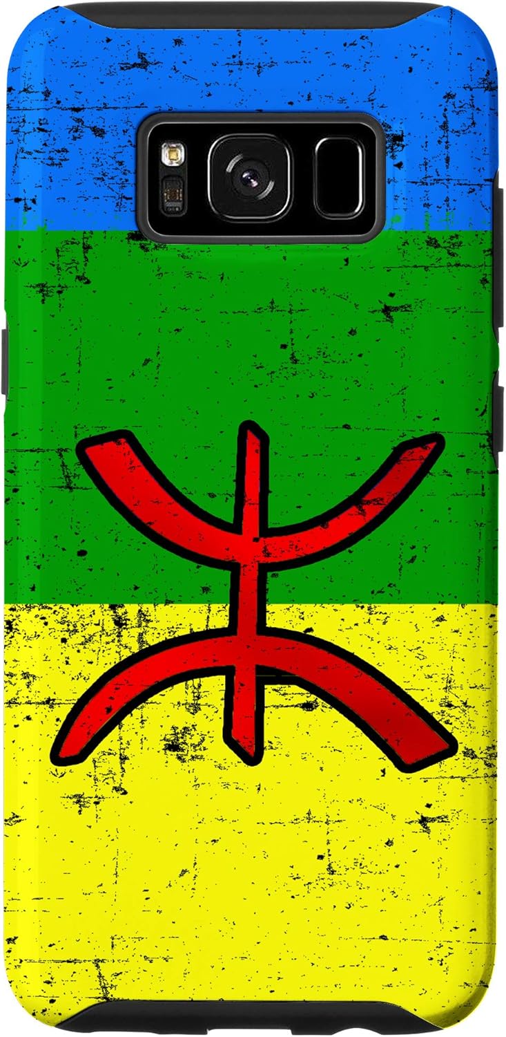 Amazon.com: Galaxy S8 Kabylie Berber Flags Amazigh kabyle North African ...