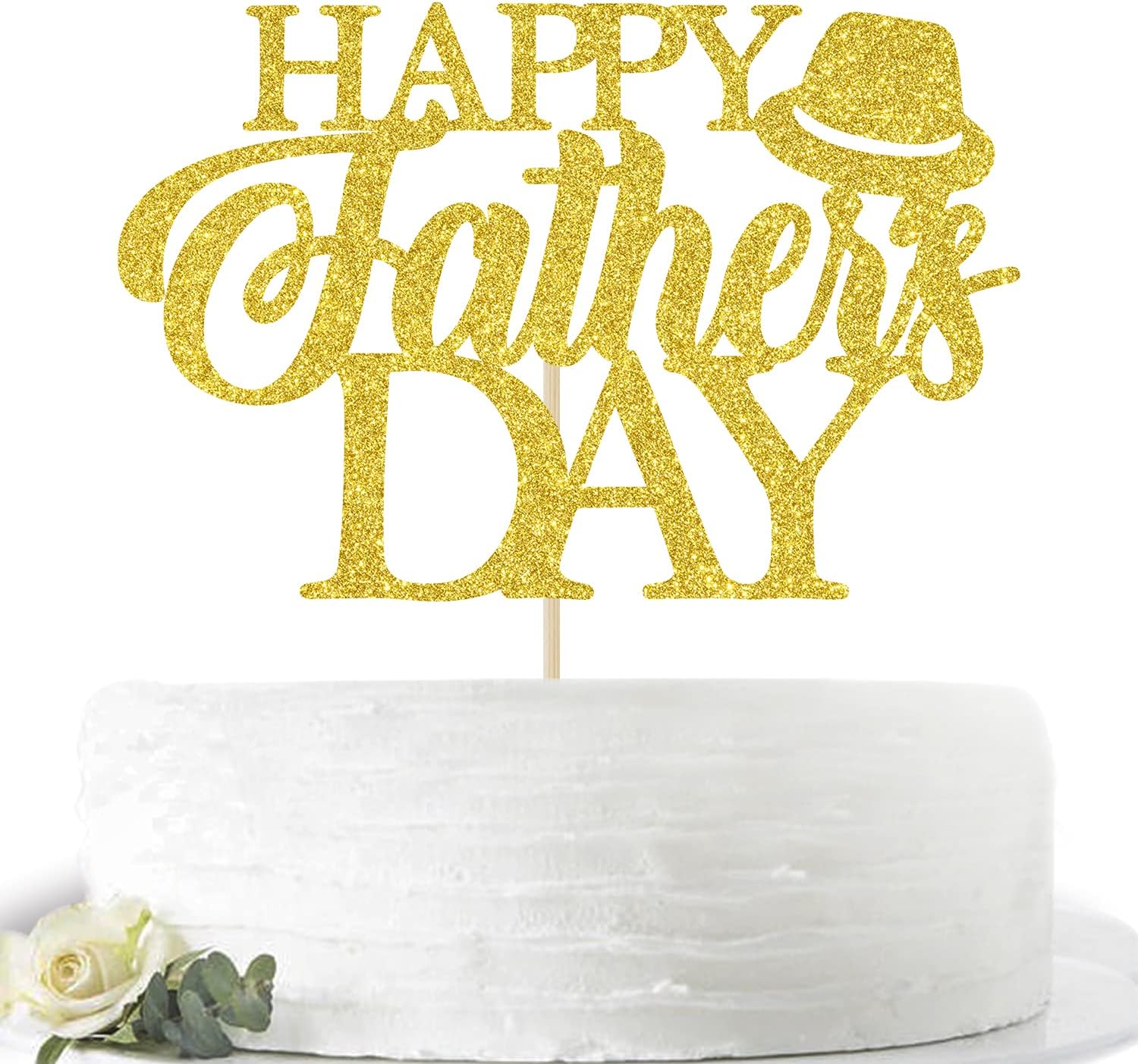 Gold Glitter Happy Father's Day Cake Topper and Dad Philippines | Ubuy