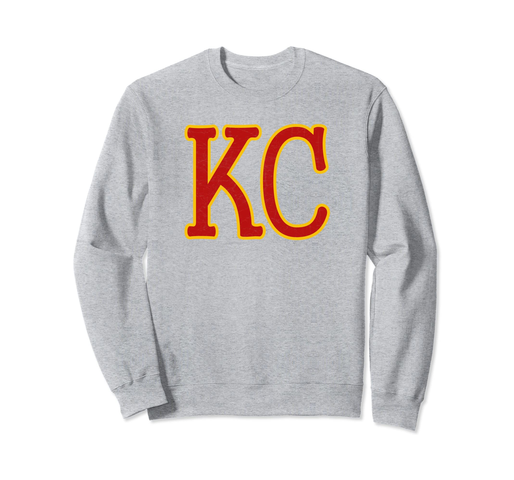 Amazon.com: Kansas City Red/Yellow Cool Kansas City Kc 2 Letters Red KC ...