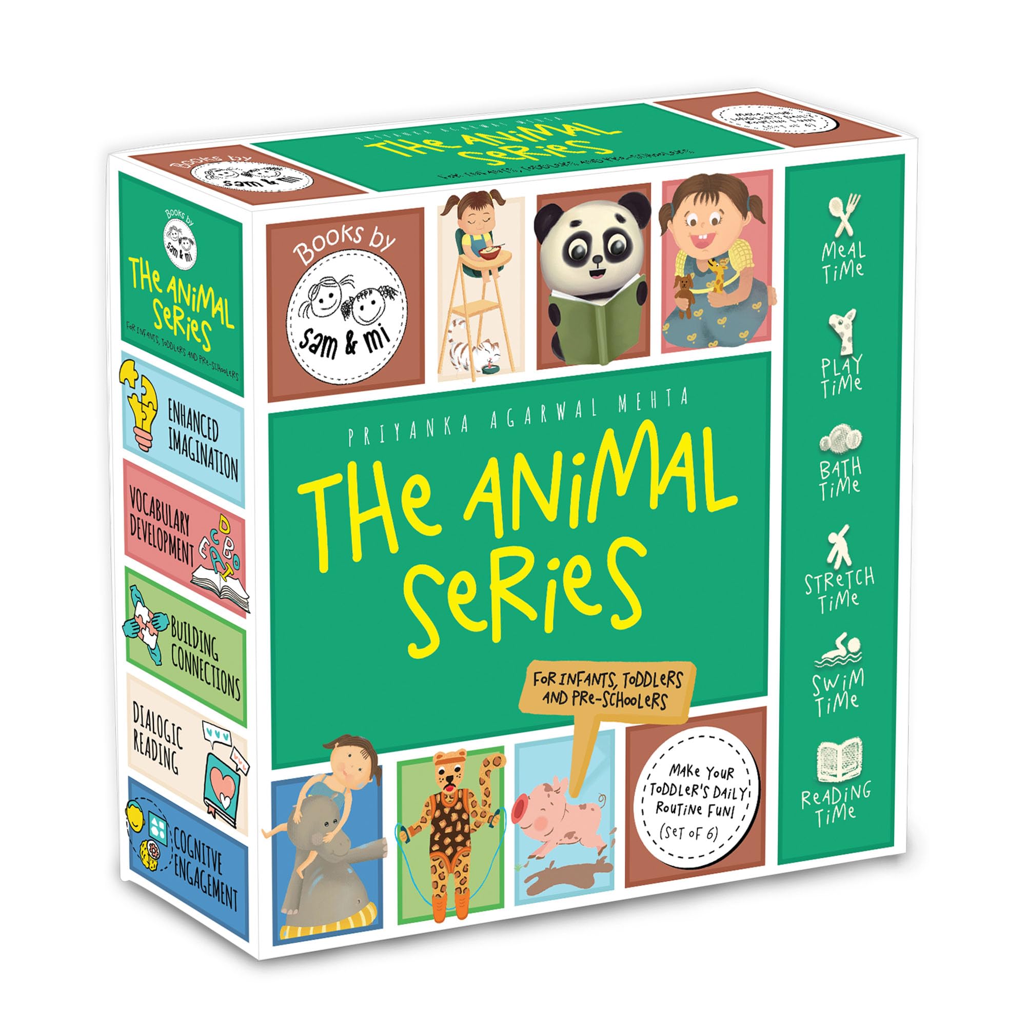 Buy The Animal Series - 6 Short Story Books for Toddler's Daily Routine ...