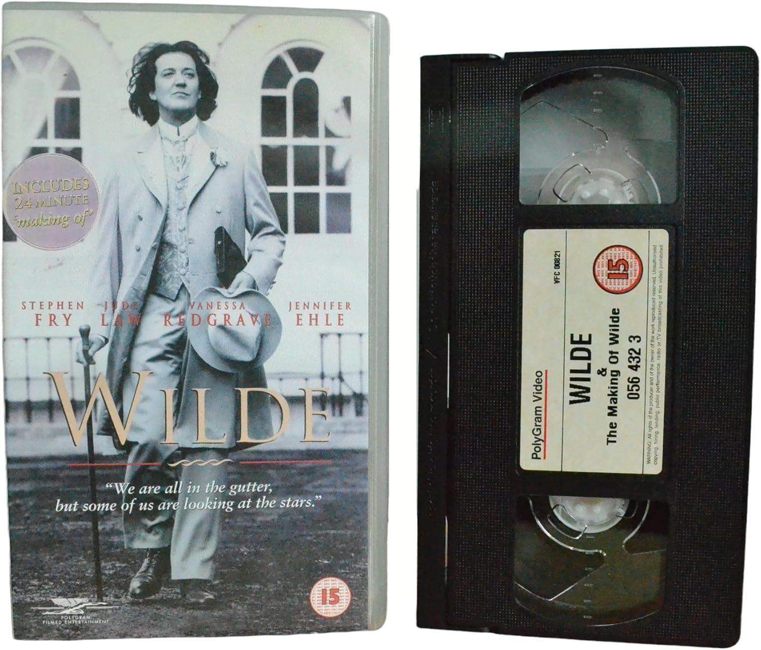 Wilde [VHS] : Stephen Fry, Jude Law, Vanessa Redgrave, Jennifer Ehle ...