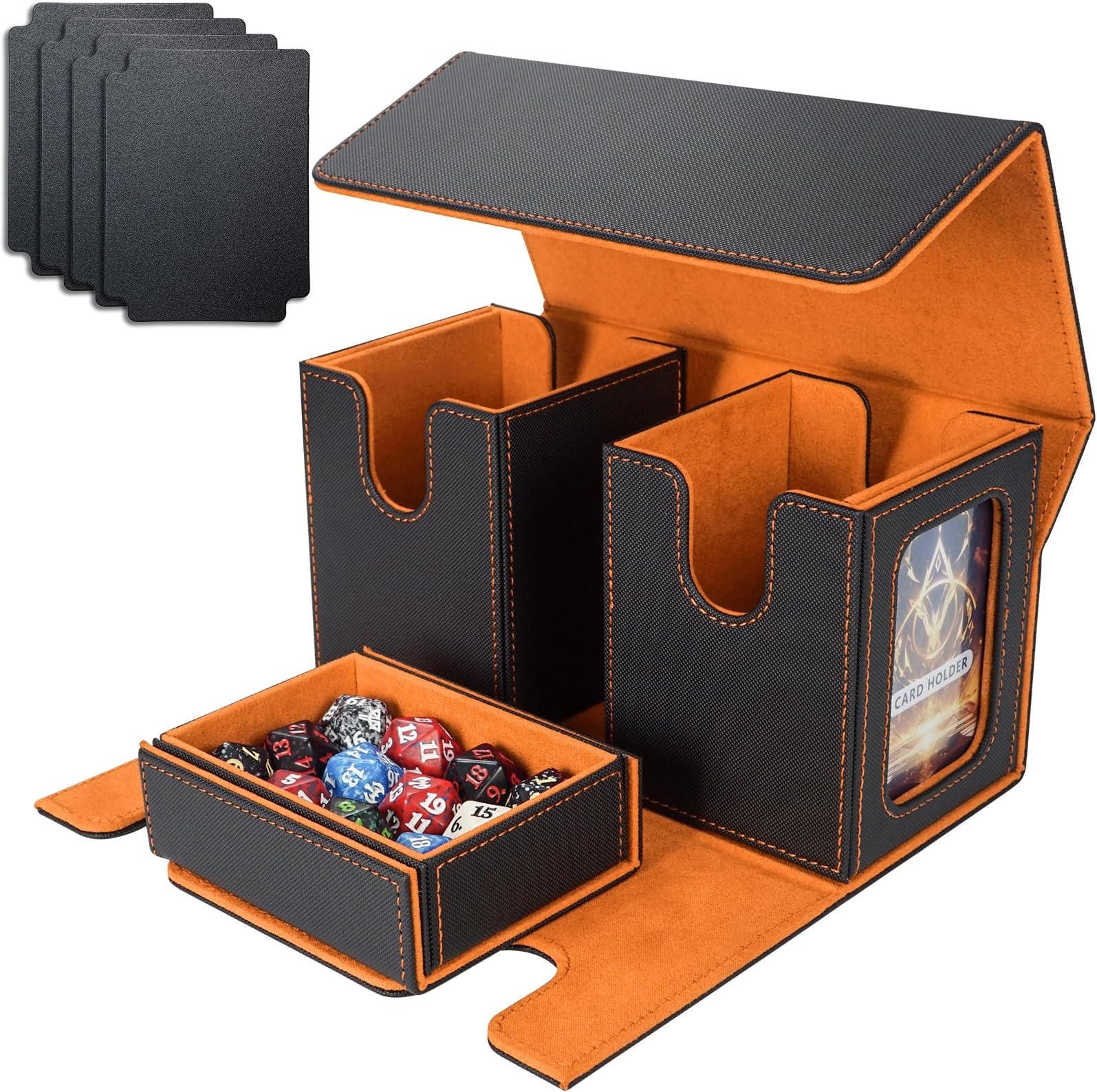Amazon.com: banloga Card Deck Box for MTG with Commander Display, 5-in ...